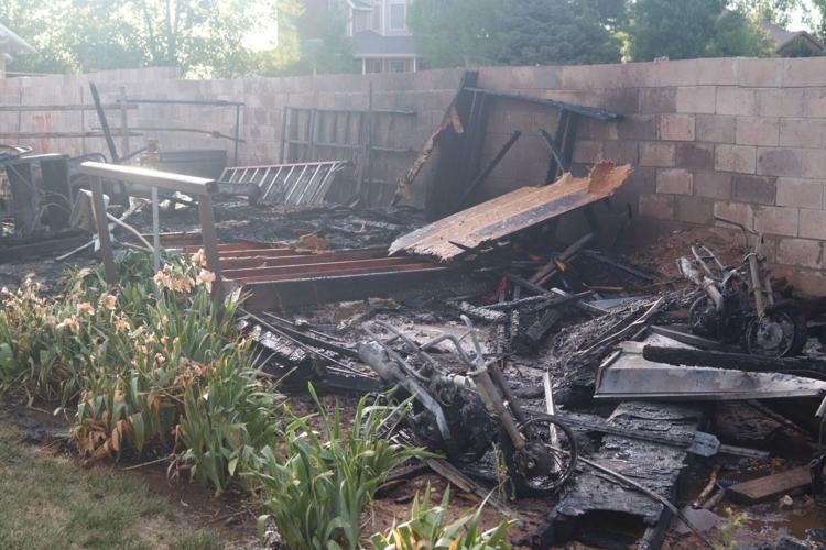 Fire in Diamond Valley engulfs backyard shed and chicken coop | Flood ...