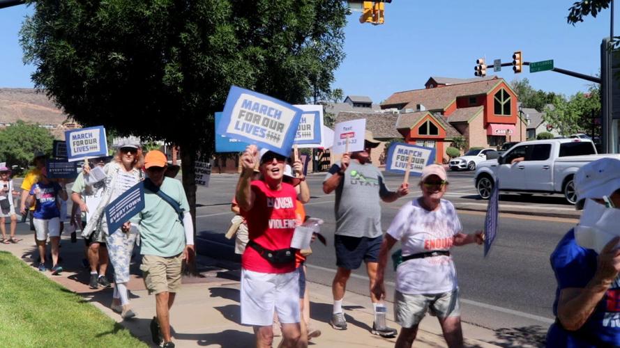 ‘In the wrong hands’: Protest march on St. George Boulevard calls for ... ‘In the wrong hands’: Protest march on St. George Boulevard calls for ...