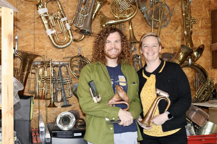 Treble makers: Couple repurposes broken instruments into ‘functional ...