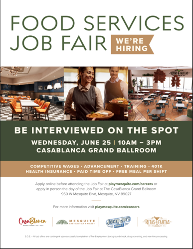 Mesquite Entertainment hiring for 94 new positions at upcoming ...