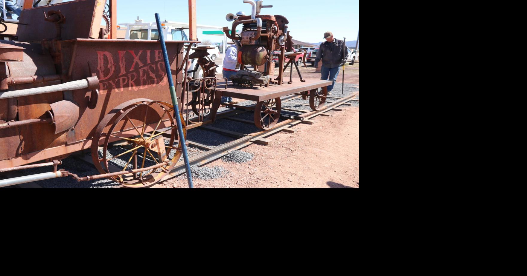 ‘Dixie Express’ train sculpture makes journey to its forever home in ...