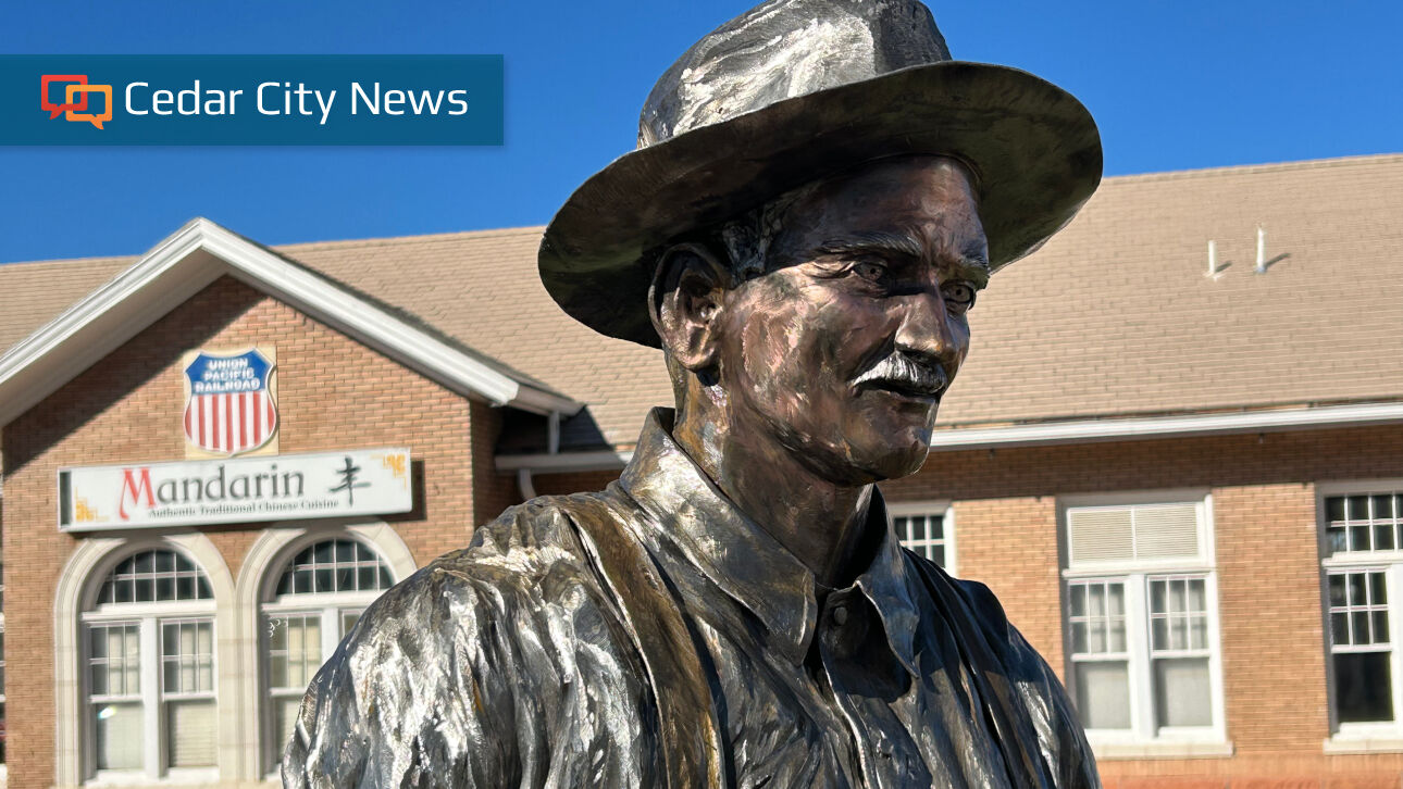 Statue of early Cedar City builder George A. Wood unveiled downtown ...