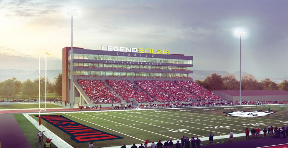 Legend Solar Stadium; $10 million donation to fund Dixie stadium ...