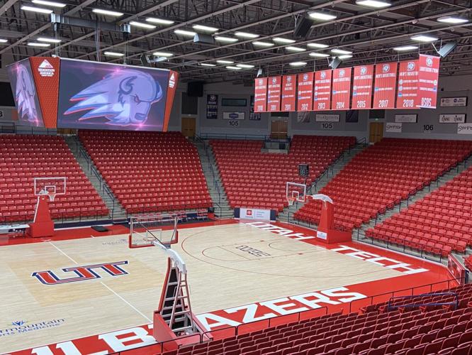 Utah Tech installs new logos, signage at sports facilities; rebranding ...