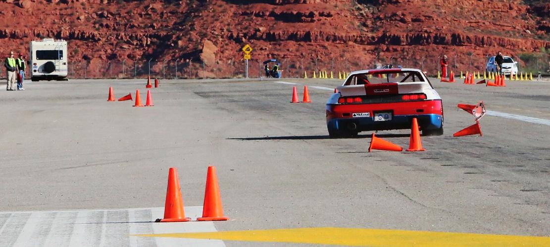 Autocross Round 3 sees Lotus Elise flying across runway-turned-raceway ...