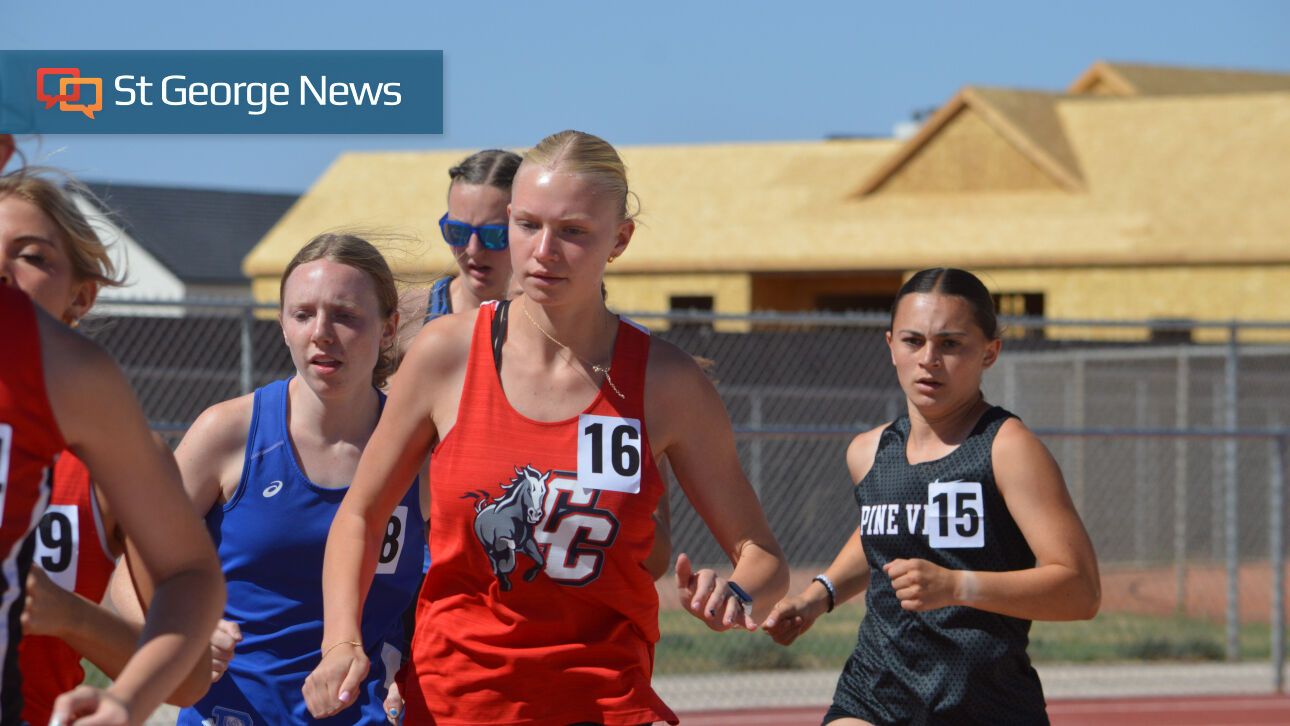 High school track: Snow Canyon girls set state record in 4x200 relay at ...