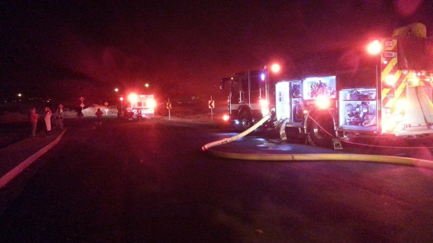 St. George Fire Department responds to 30-40 foot flames; STGnews Photo ...