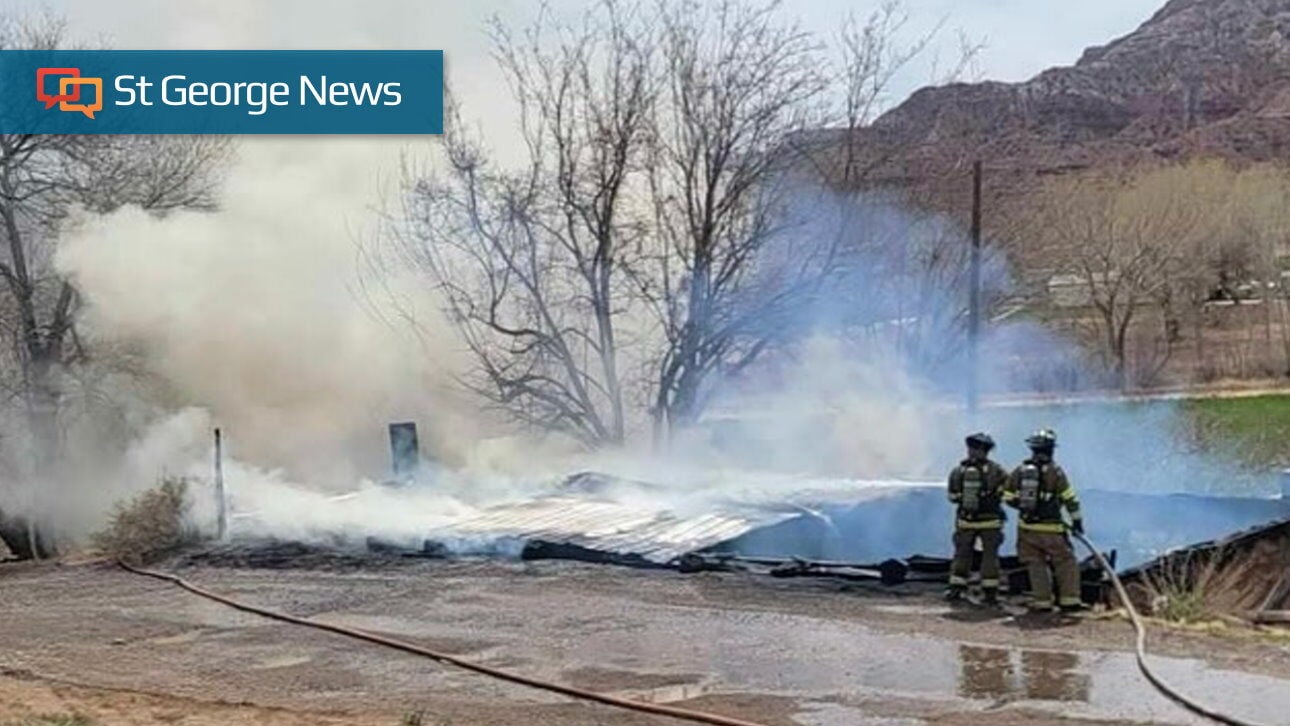 Hurricane Valley fire crews respond to outbuilding fire in Virgin ...