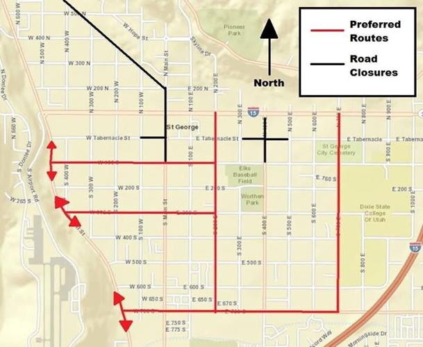Ironman 70.3 St. George road closures, detours, course maps | Events ...