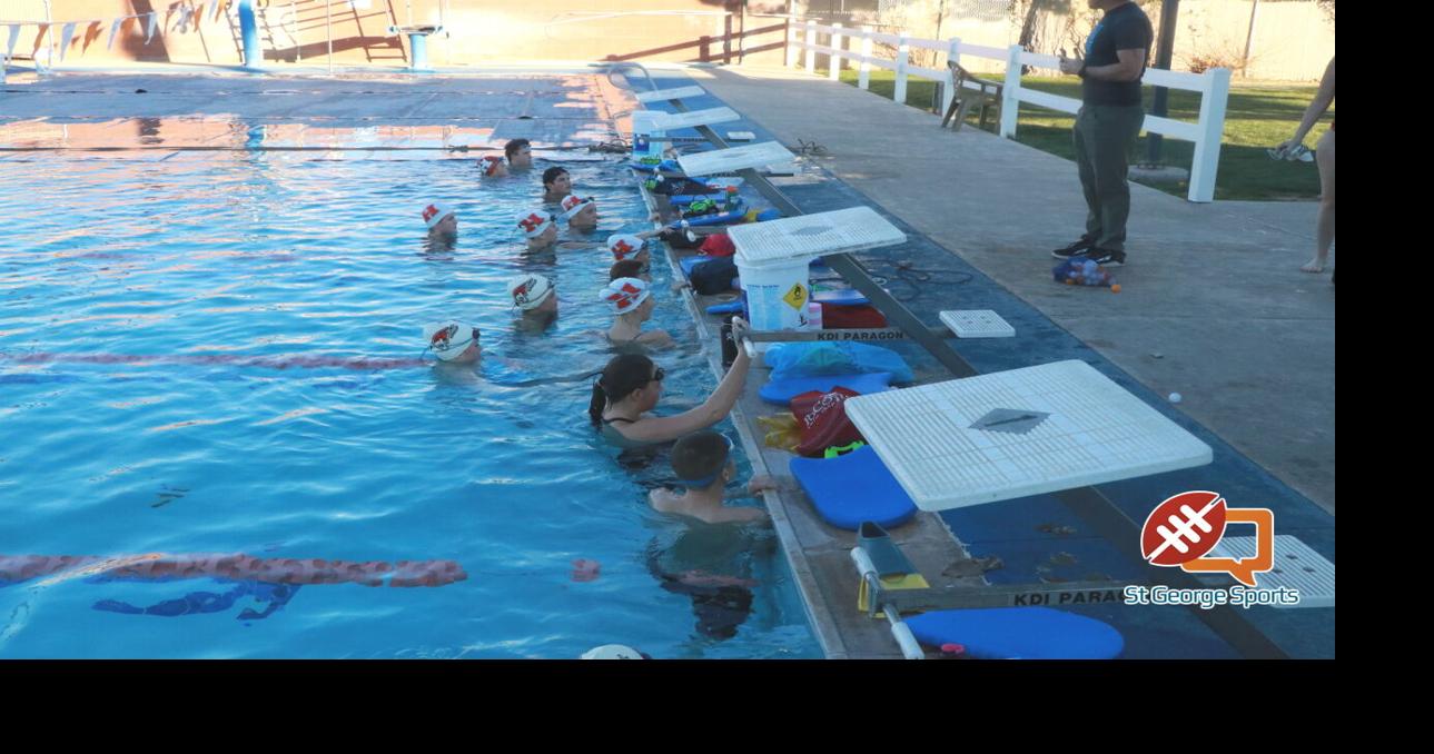 Tigers go ‘Brrrr!’ Hurricane High swim team practices outdoors to get ...