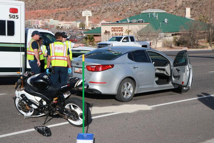 Motorcyclist rear ends car on St. George Boulevard | Local News ...