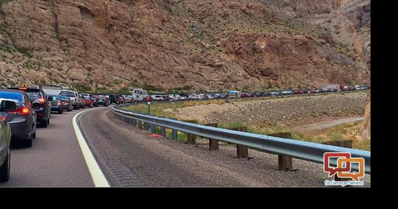 Traffic advisory: Southbound backup through gorge, alternate route ...
