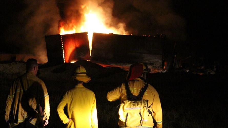 Semi carrying 900 gallons of fuel goes up in flames | Local News ...