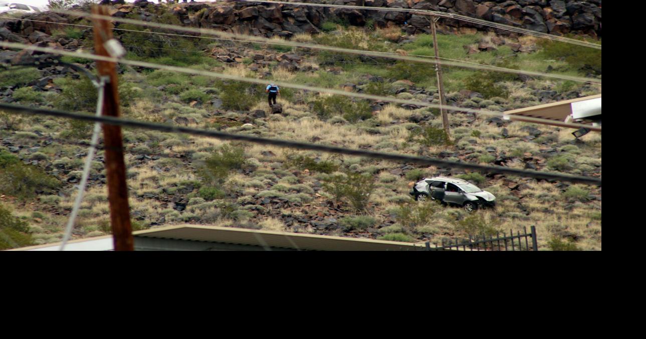 Car sails over cliff near Tech Ridge in St. George; recovery team ...