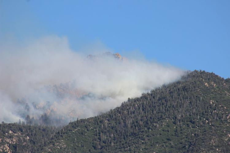Wildfire on west side of Pine Valley Mountains grows to over 100 acres ...