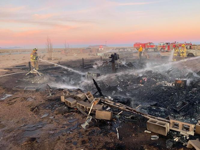 Fire destroys home in Newcastle | Local News | stgeorgeutah.com