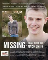 More than 5 years after his disappearance, is this what Macin Smith ...