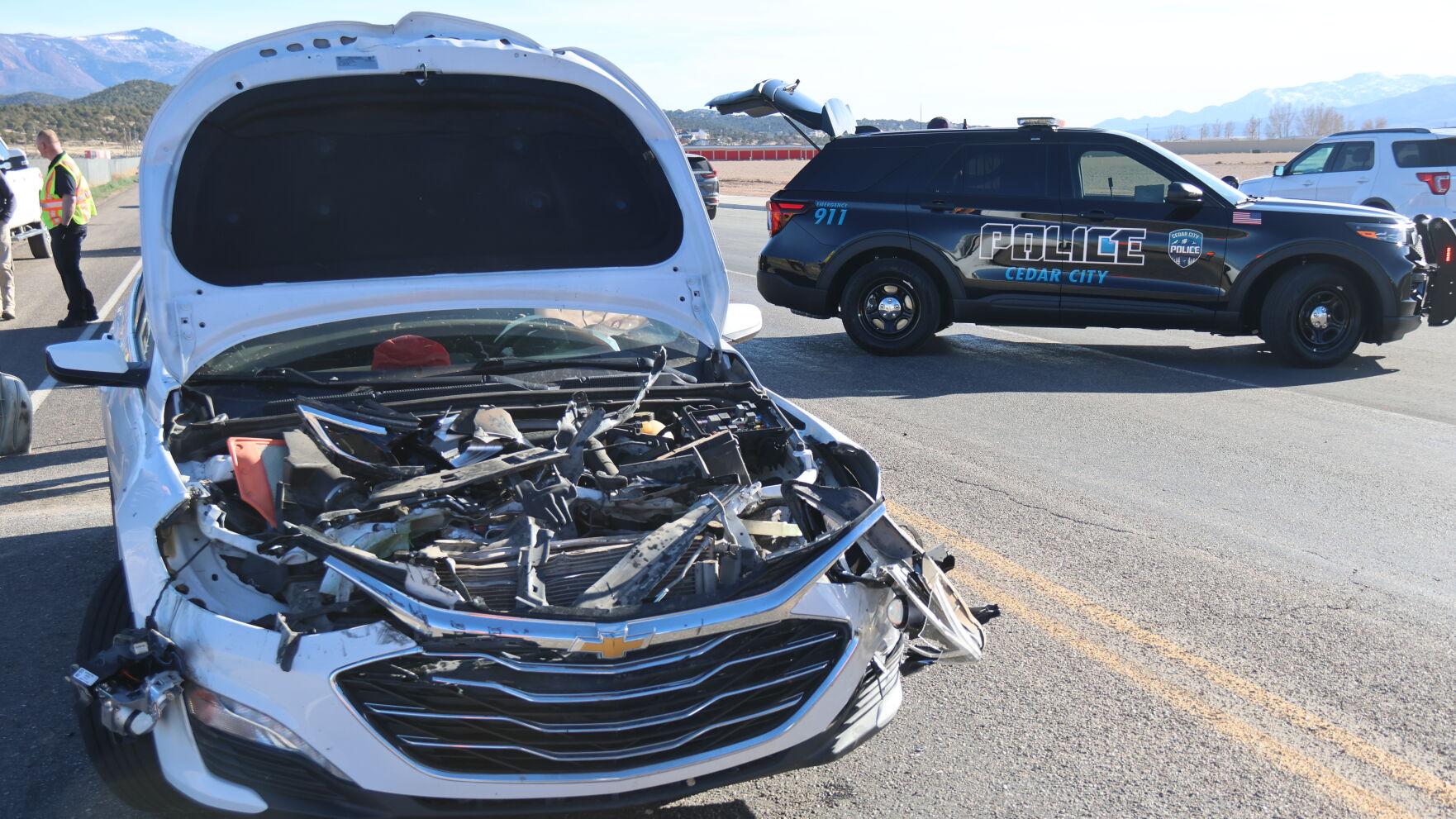 Police: Driver following too closely rear-ends Jeep in Cedar City ...