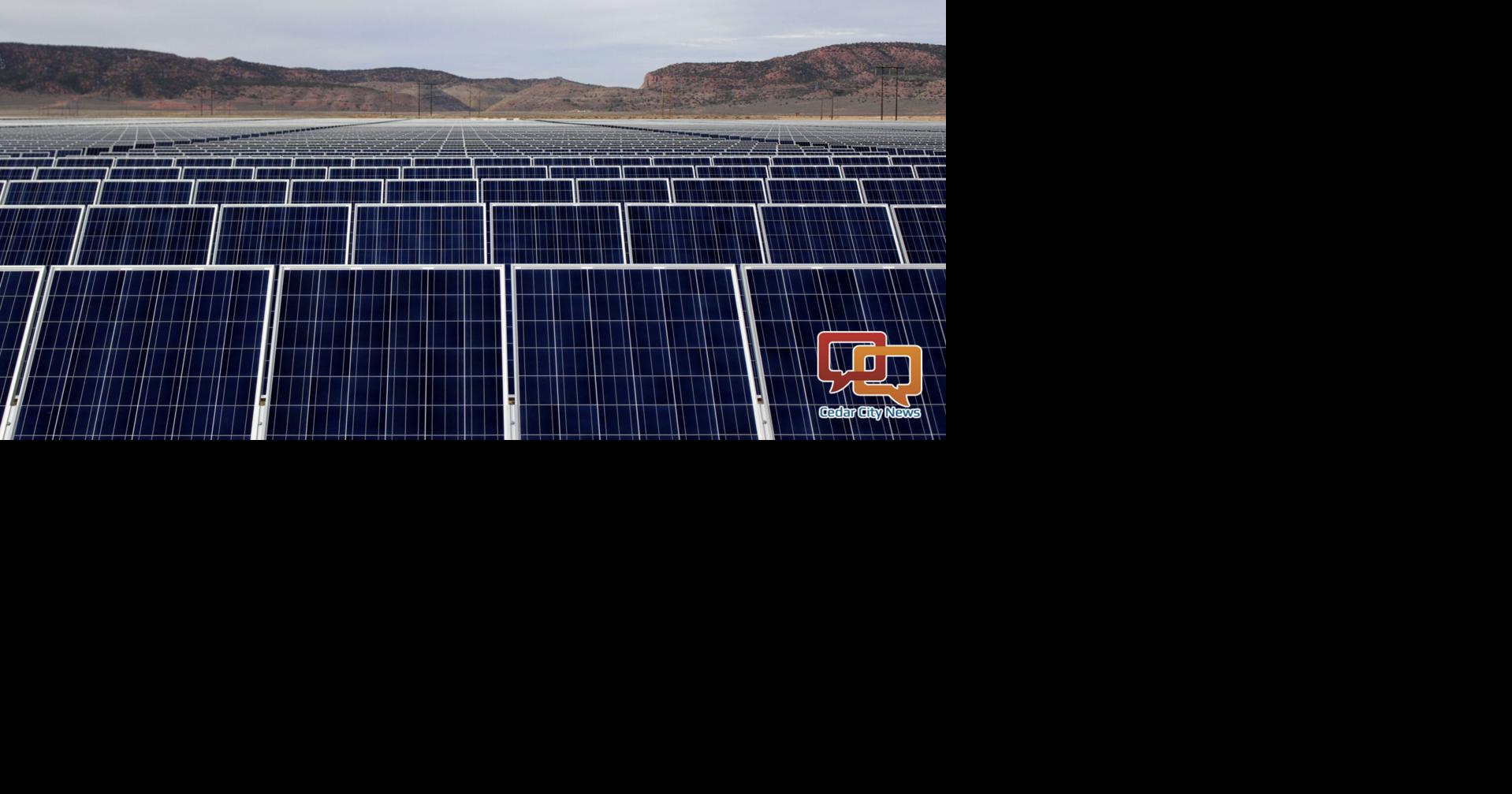 Utah’s first utility-scale solar energy plant amps up to deliver ...