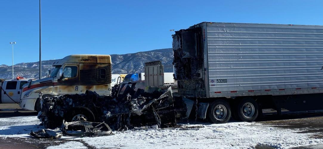 Semi destroyed in fire at Parowan truck stop | Flood And Fire ...