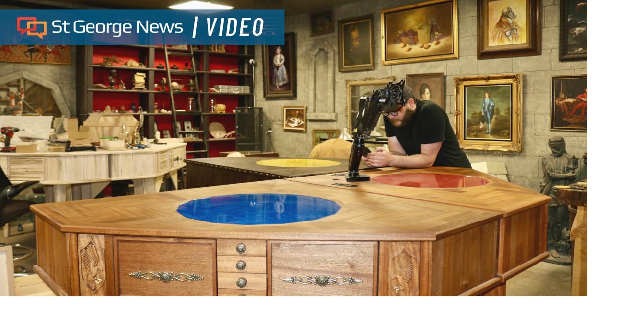 Mind bender: Toquerville carpenter makes secret compartment furniture ...