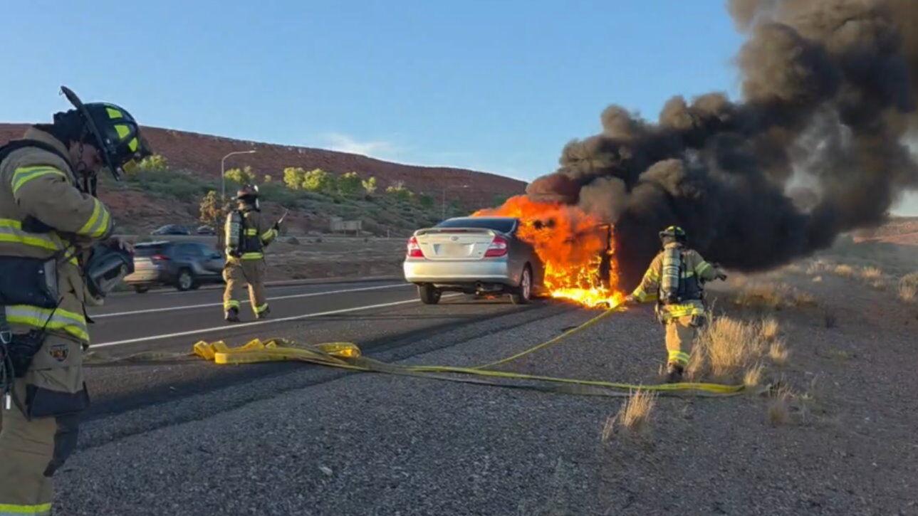 Washington City fire authorities: Driver loses uninsured $500 car in ...