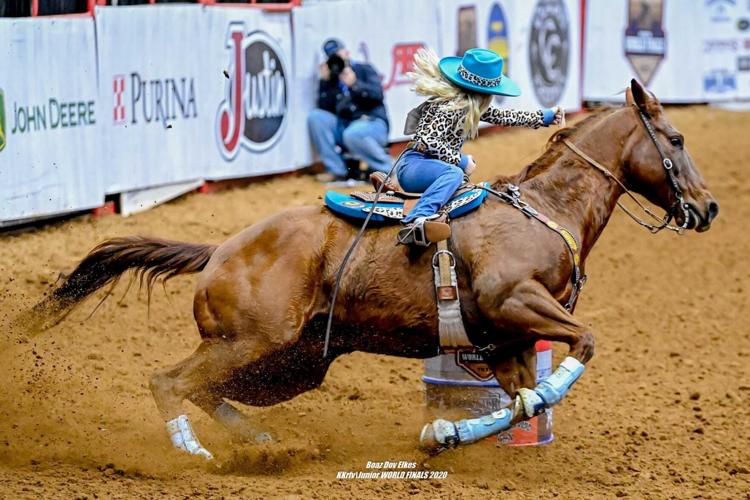 Fourth grader from St. George wins barrel racing title at Junior World ...