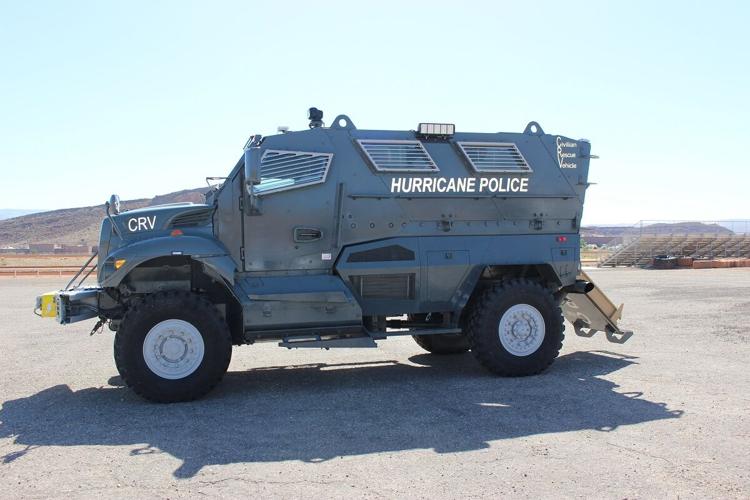 Hurricane Police Department unveils civilian rescue vehicle, a project ...