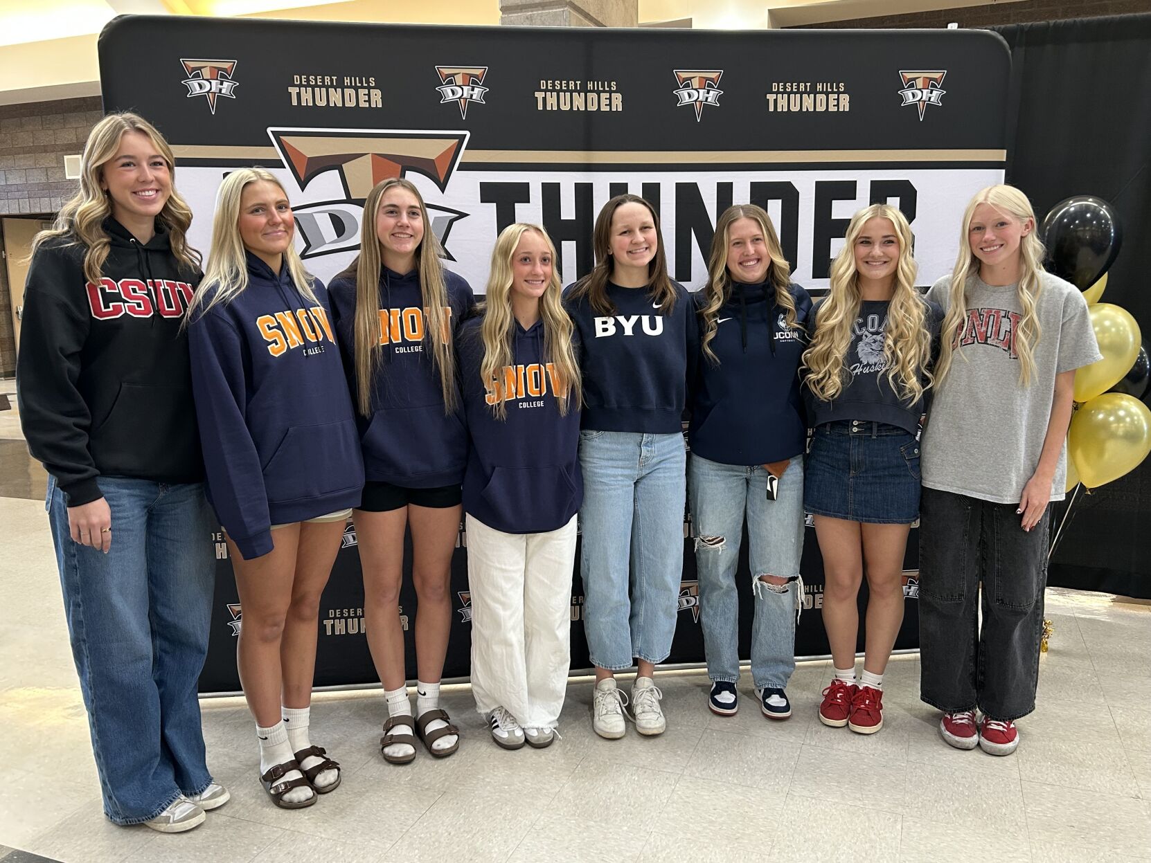 Desert Hills girls' athletics hits high water mark; 8 Thunder stars ...
