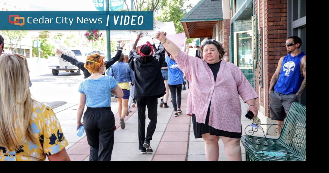 More than 100 march in Cedar City to protest George Floyd’s death ...