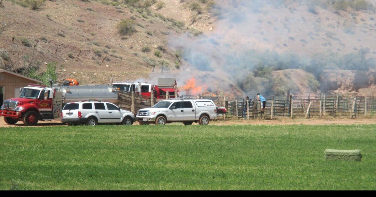 Firefighters respond to haystack fire | News | stgeorgeutah.com
