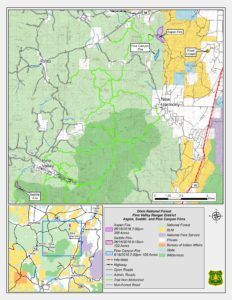 Lightning-caused Aspen wildfire continues to burn | Local News ...