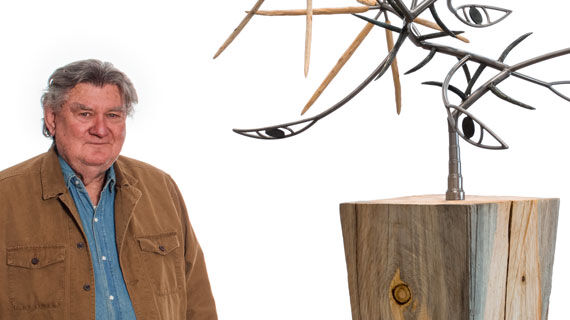 As James Surls exhibit at SUMA draws to close, award-winning sculptor ...