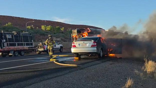 Washington City fire authorities: Driver loses uninsured $500 car in ...
