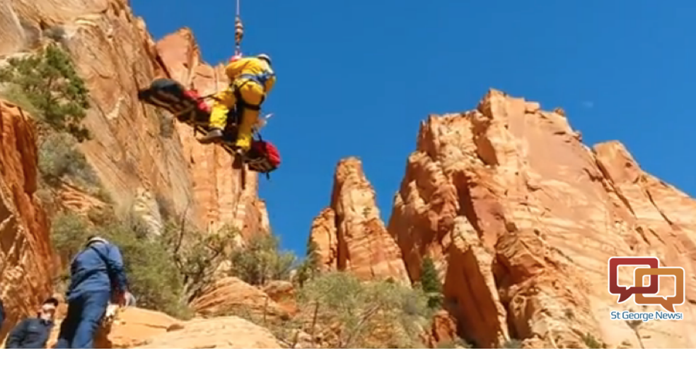 Teen airlifted in serious condition after falling 30 feet down cliff ...