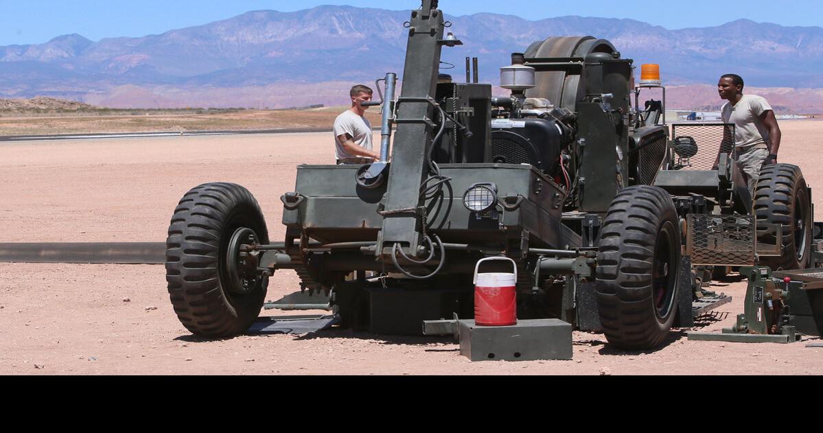 Tailhook meets cable; Blue Angel No. 7 tests emergency jet arrest ...