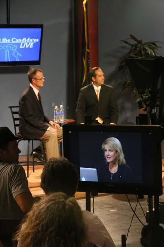 Belnap, Caplin square off in live debate; recap, STGnews photo gallery ...
