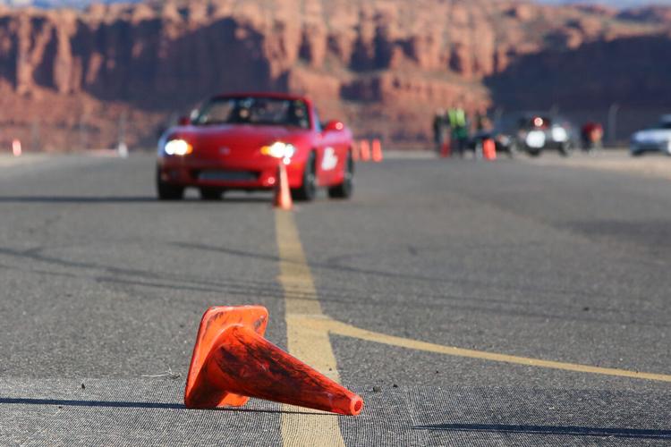 Autocross Round 3 sees Lotus Elise flying across runway-turned-raceway ...