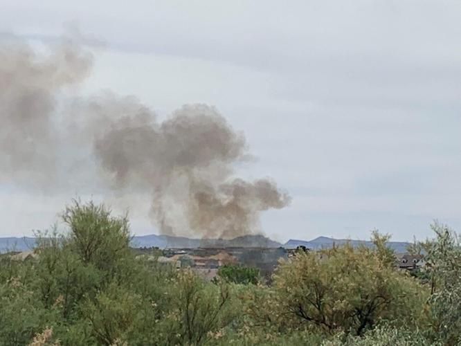Crews battle brush fire on banks of Virgin River | Local News ...