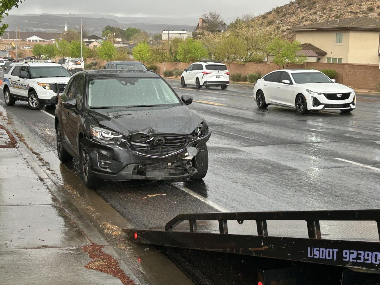 3 sent to hospital after chain of fender benders on River Road during ...