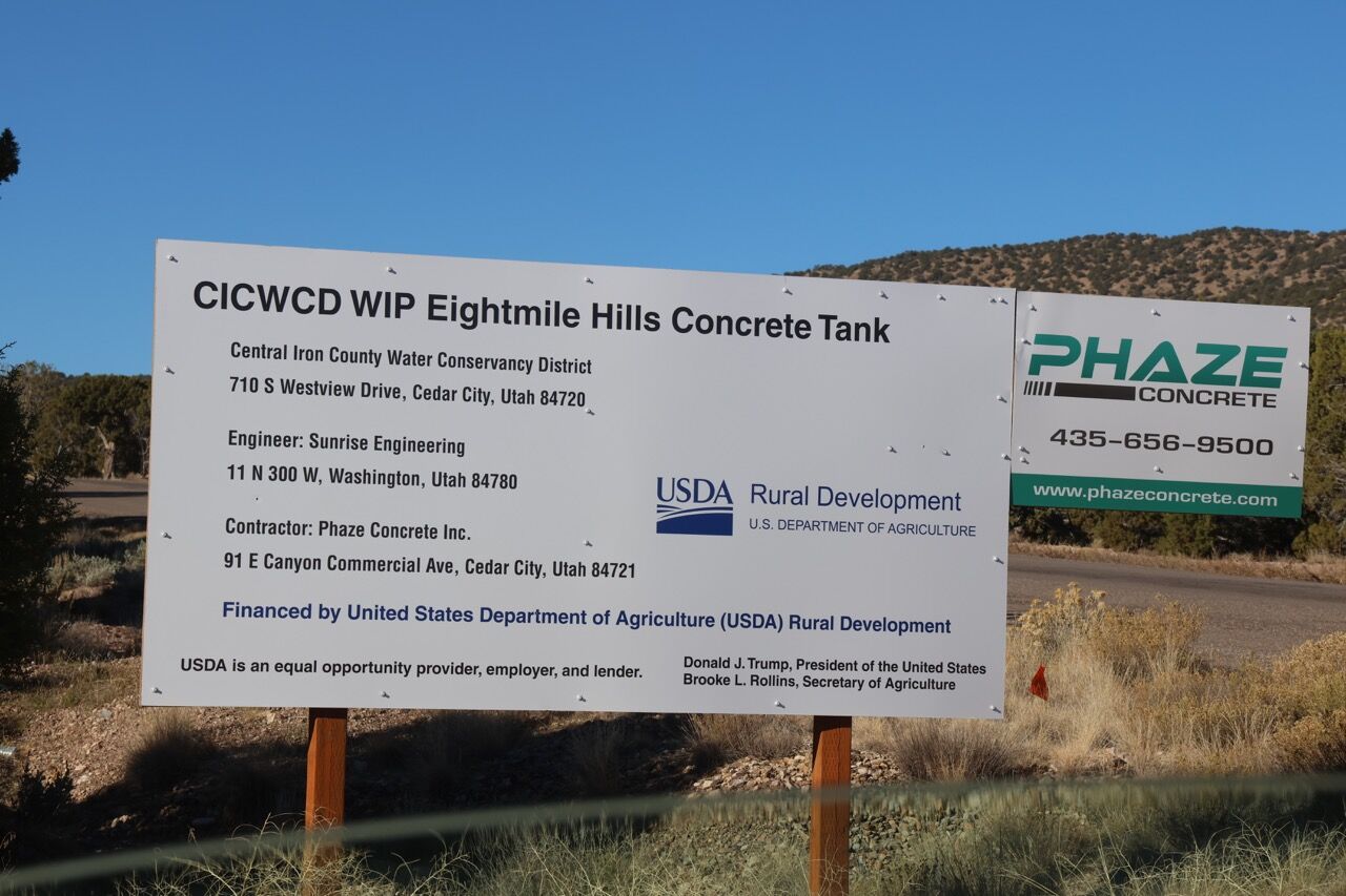 Music fills new 4M gallon water tank west of Cedar City as officials ...