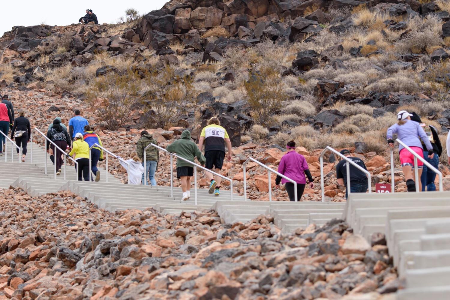 Fun and intimidating? St. George Dragon's Tail Stair Climb Challenge ...