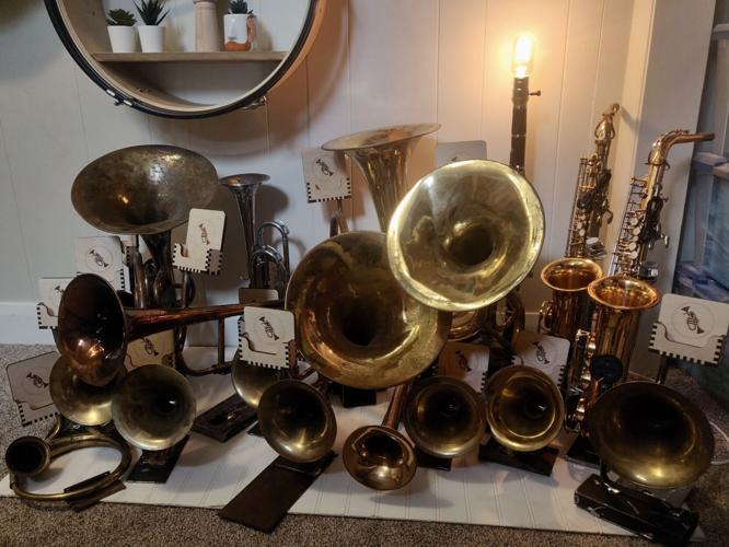 Treble makers: Couple repurposes broken instruments into ‘functional ...