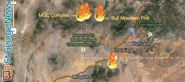 6 fires over 100 acres still burning in Color Country, updates | News ...