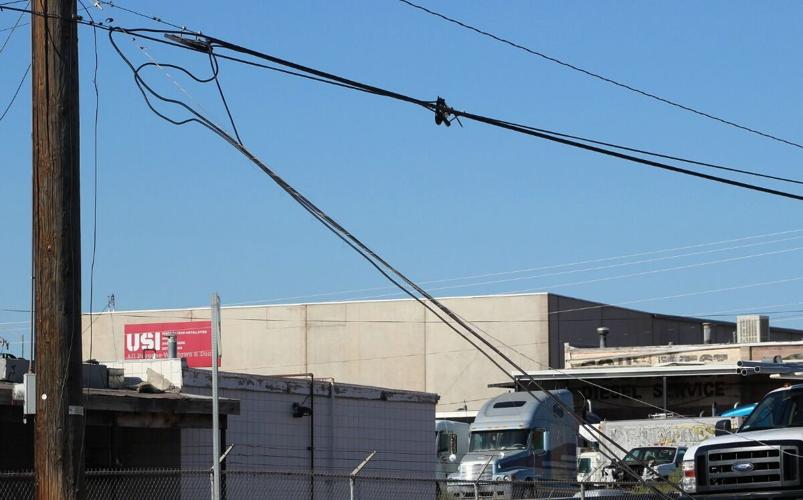 Power pole snaps when truck snags power line | Local News ...