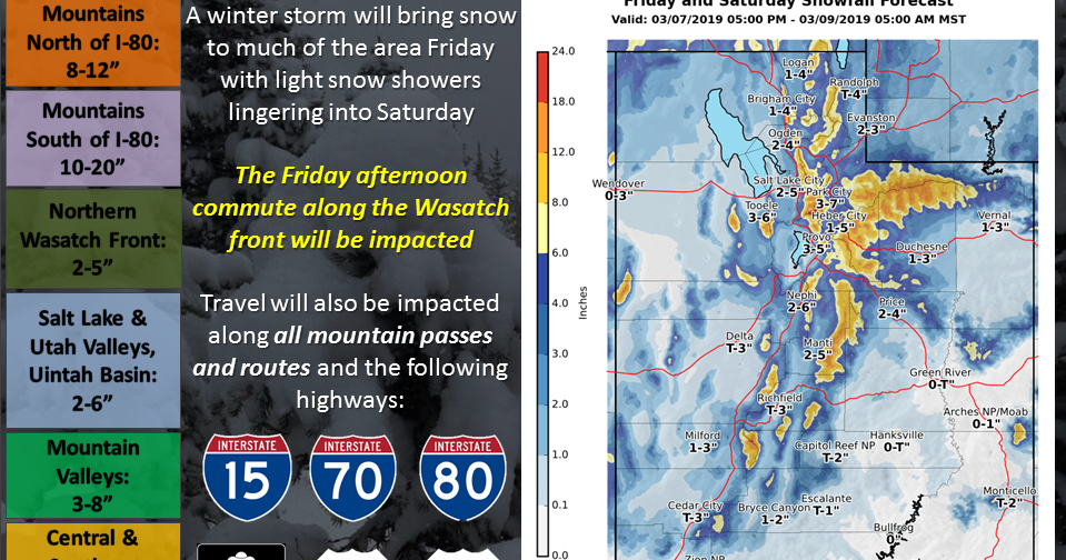 Southern Utah weekend weather: Colder storm system to bring additional ...
