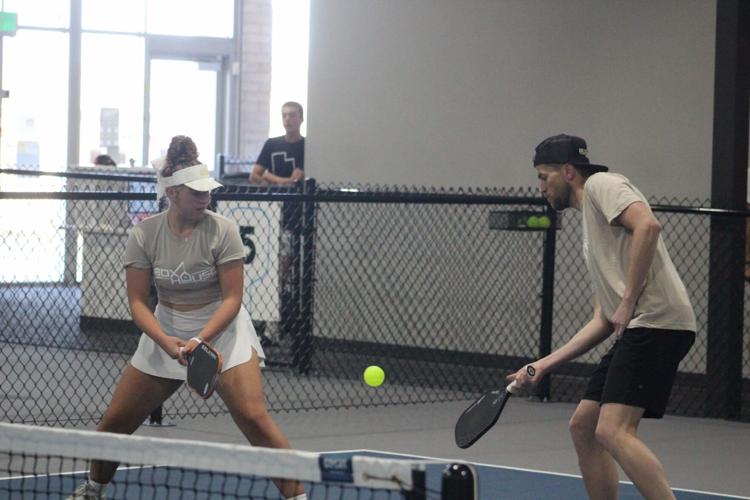 Local business owners team up against pickleball ringers with bragging ...