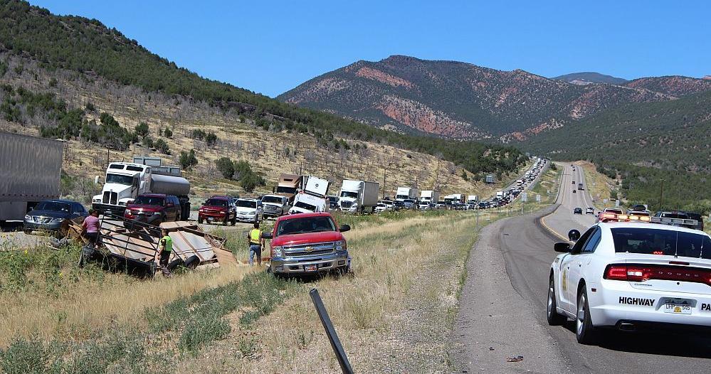 Wind gust factors in camping trailer rollover on I-15 | Local News ...