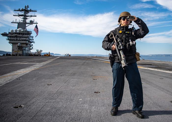 St. George seaman conducting routine operations during last days of USS ...