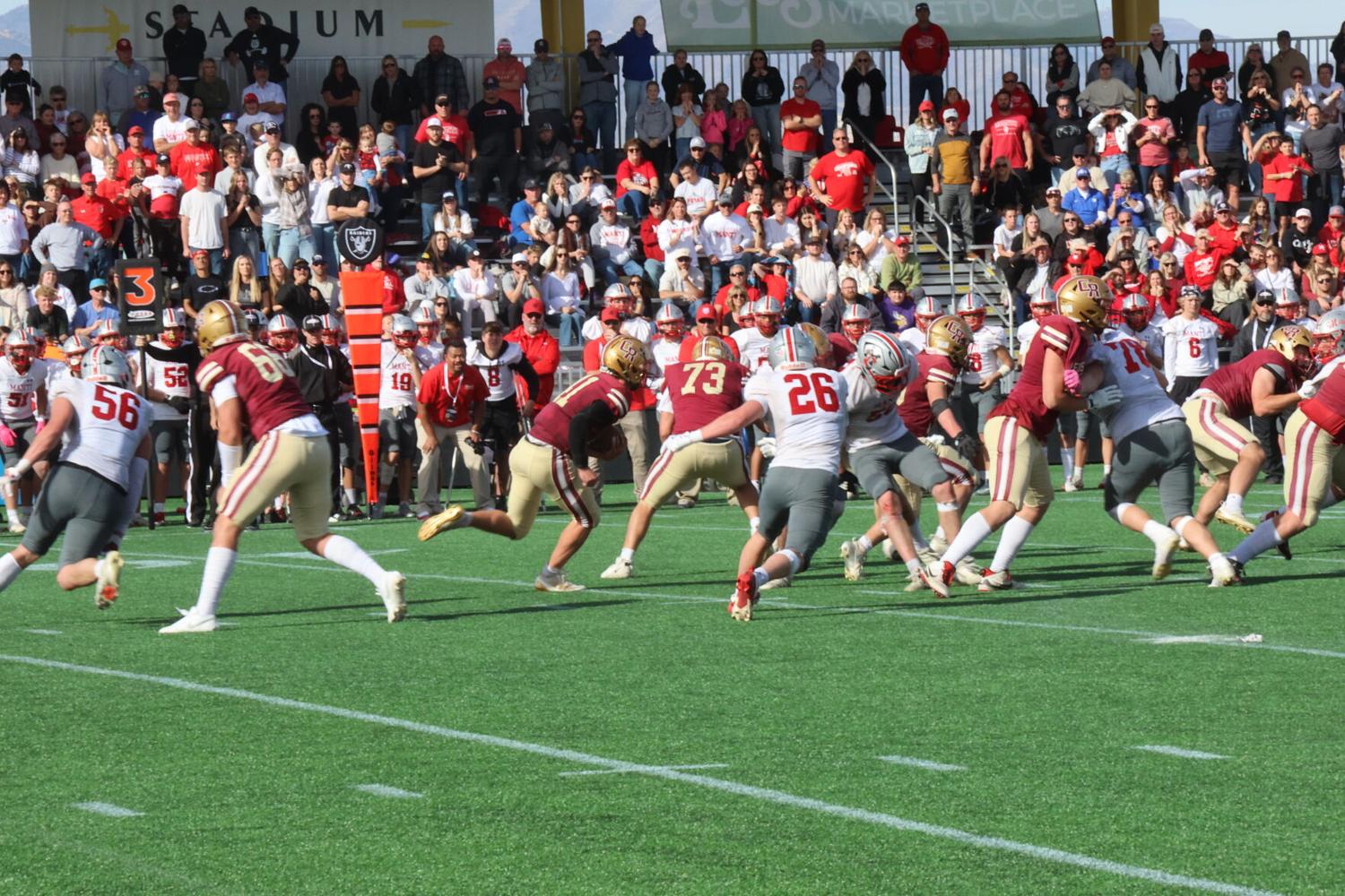 'Never quit' Cedar Reds defeat Manti to claim 3A football state ...